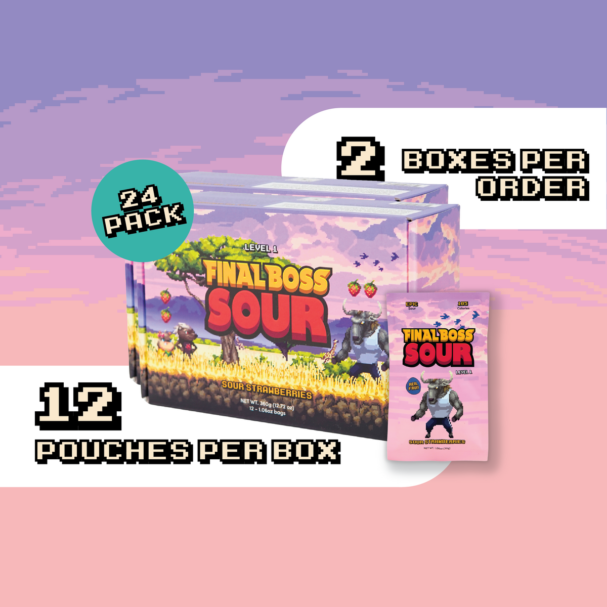 Sour Fruit Candy Collections | Final Boss Sour