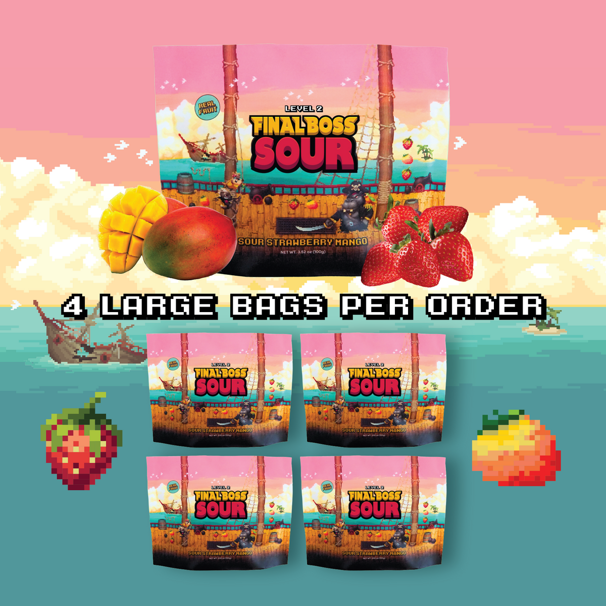 Sour Fruit Candy Collections | Final Boss Sour