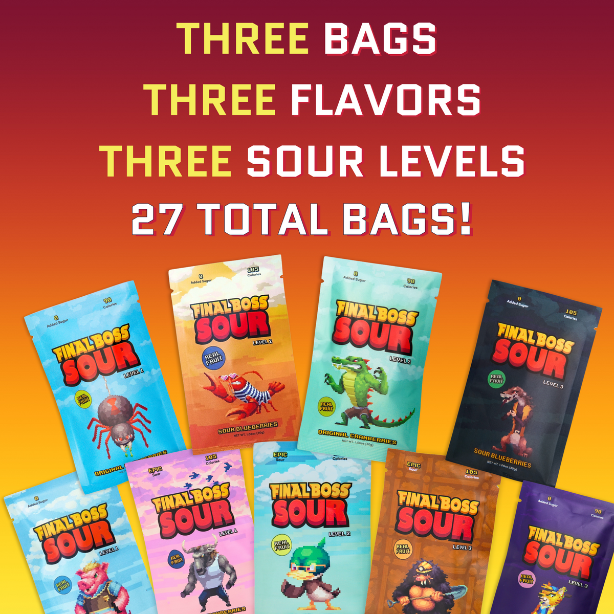 Sour Fruit Candy Collections | Final Boss Sour